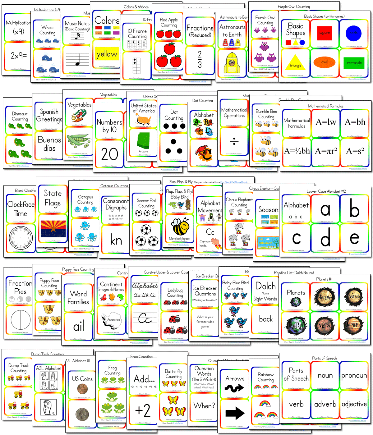 Education Cubes | Customizable learning blocks for all your educational ...